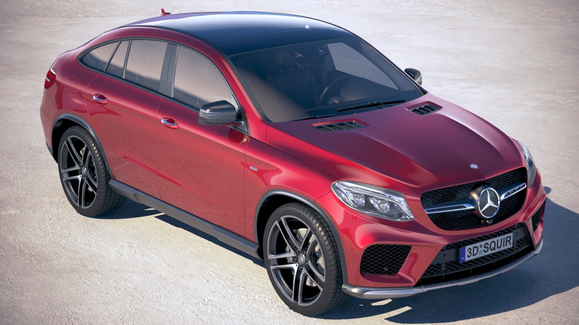 Mercedes Gle Amg Model - TurboSquid 1248068