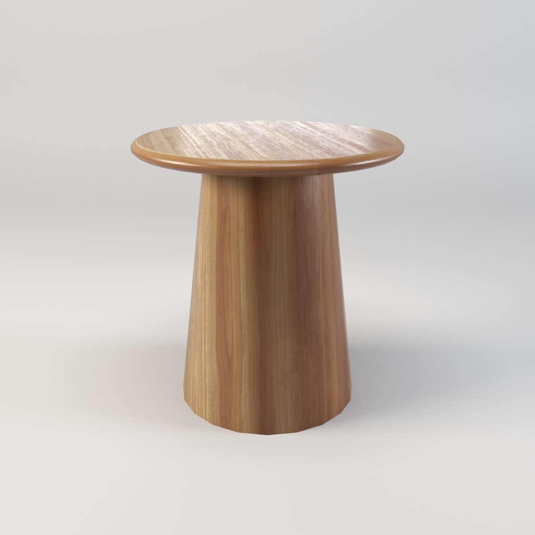 Anton Round Side Table 3D Model - TurboSquid 2218170