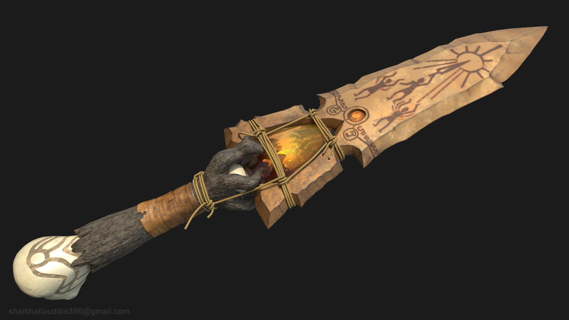 Ancient Sinlaire Sword Low-poly 3D Model 3D Model - TurboSquid 2287556