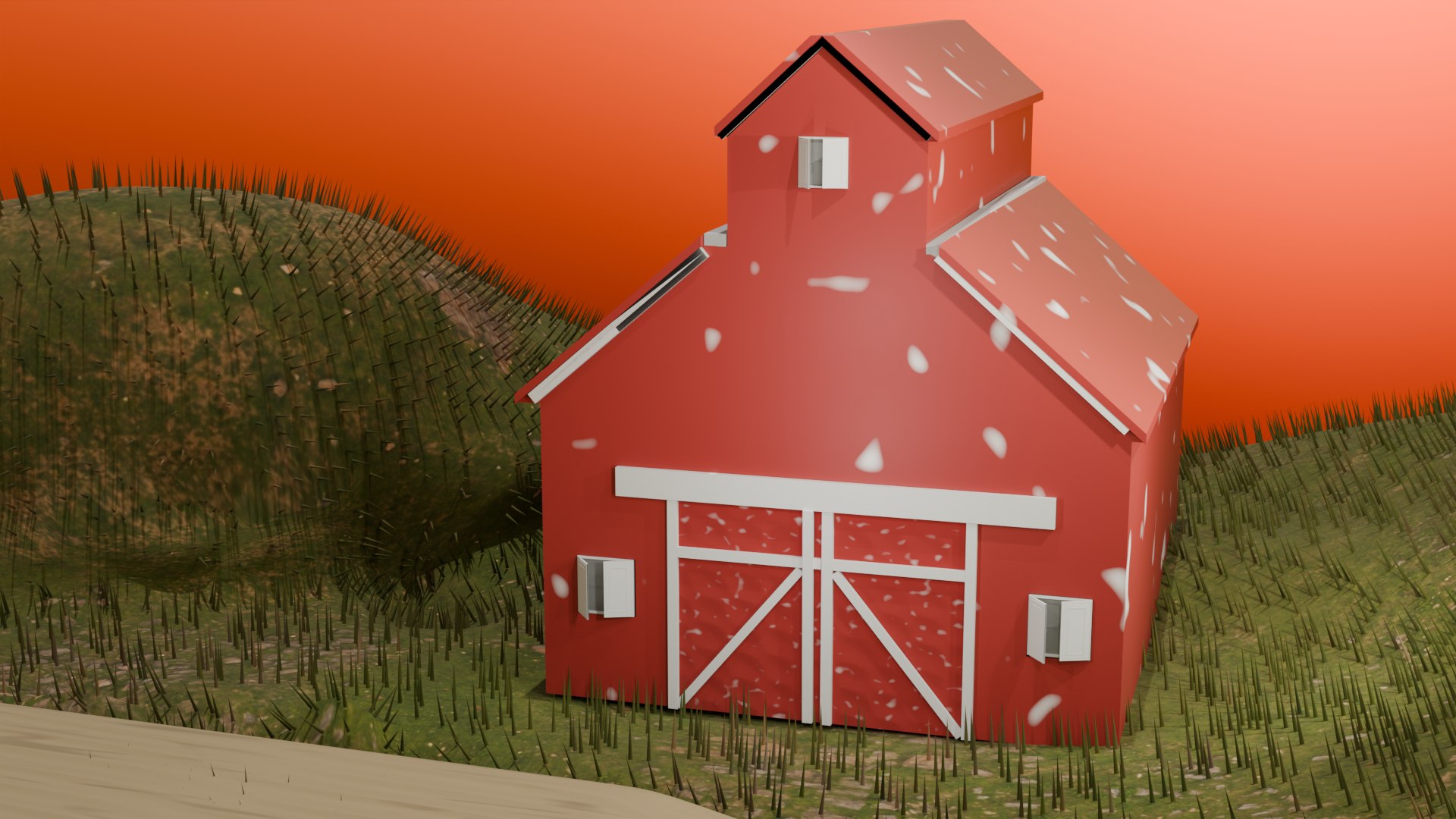 Barn 3D Model - TurboSquid 2418373