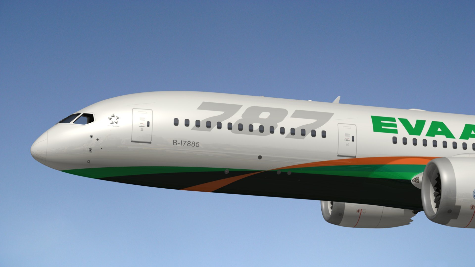 Boeing 787 Eva Model - TurboSquid 1678675