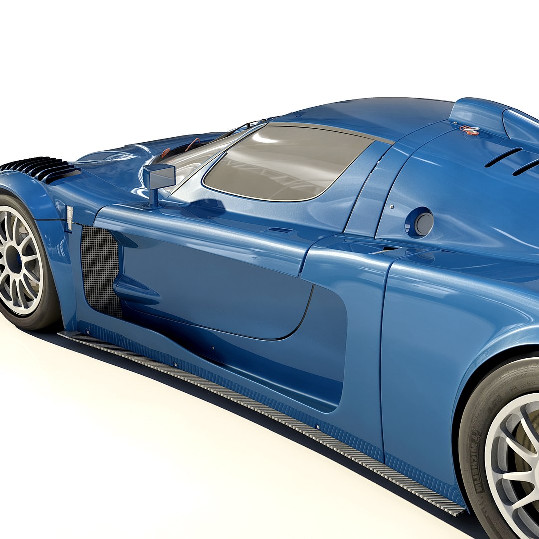 Racing Sport Car Maserati Mc12 Obj