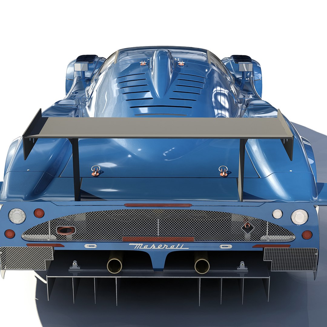 Racing Sport Car Maserati Mc12 Obj