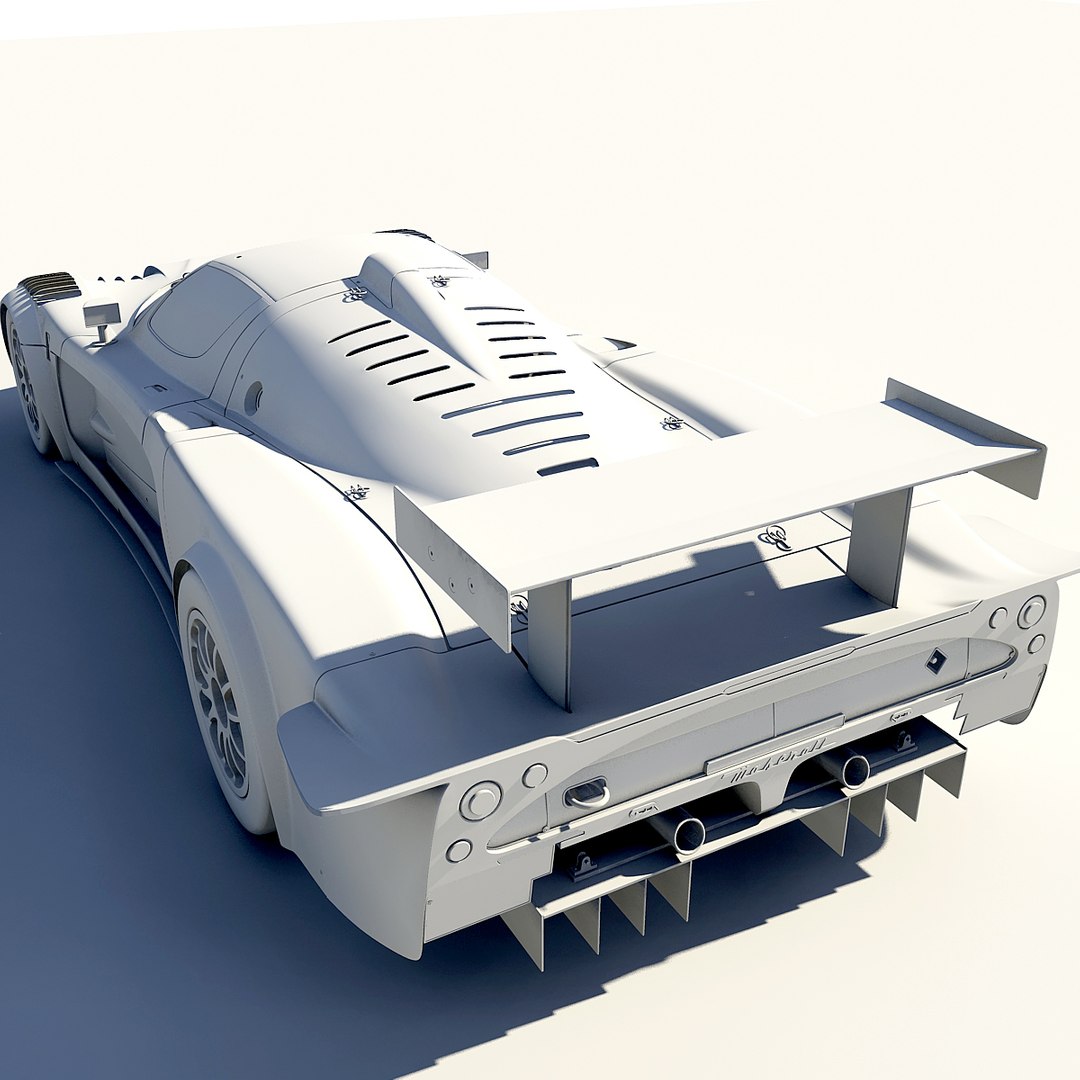 racing sport car maserati mc12 obj