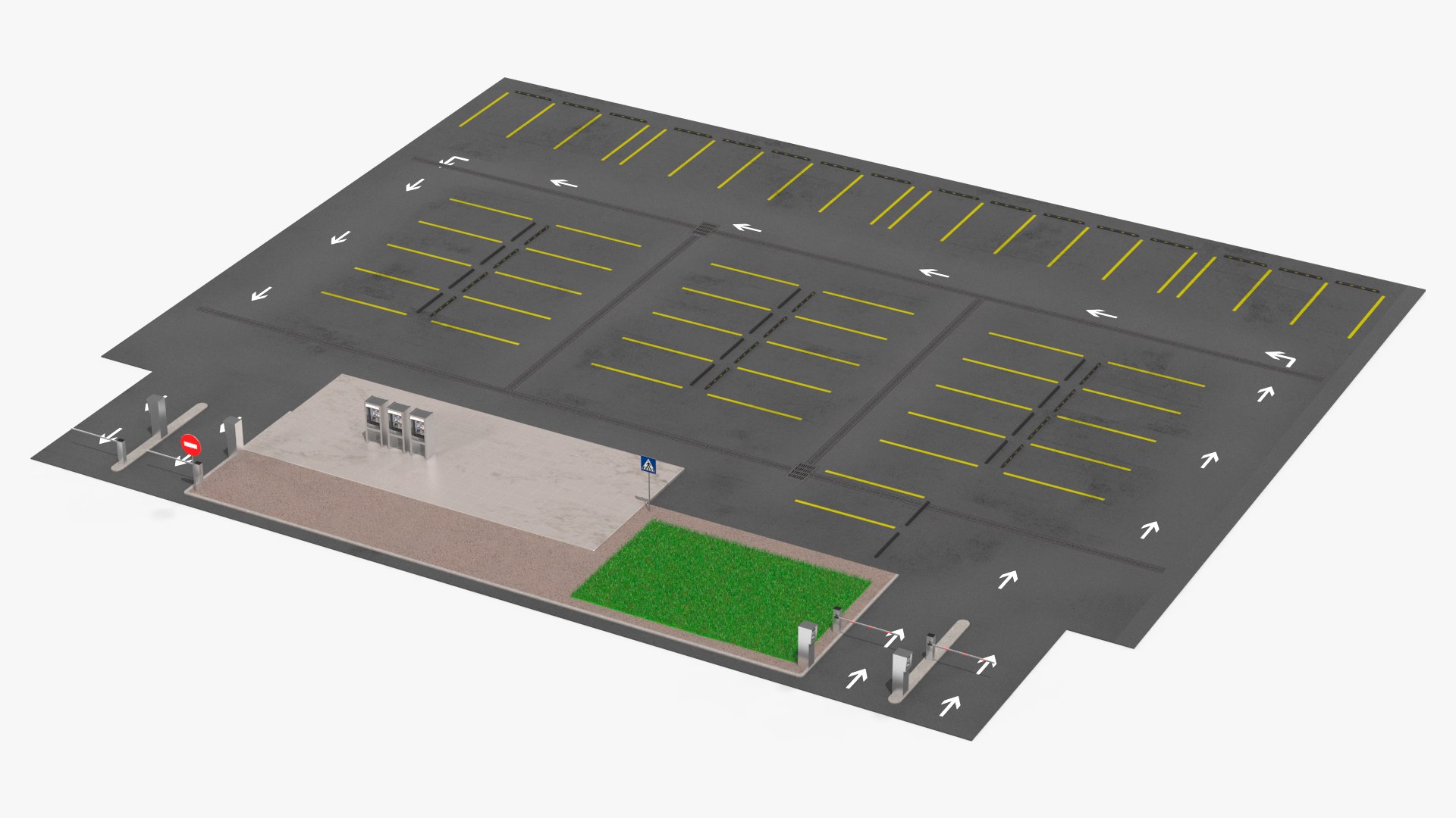 3D model Parking Place Fur - TurboSquid 2105082