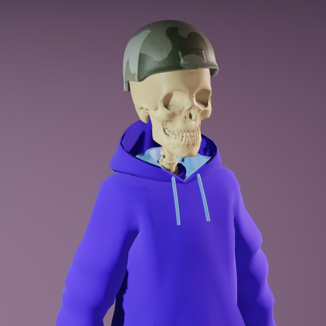 3D Skeleton - 3d NFT Characters III - TurboSquid 1881621