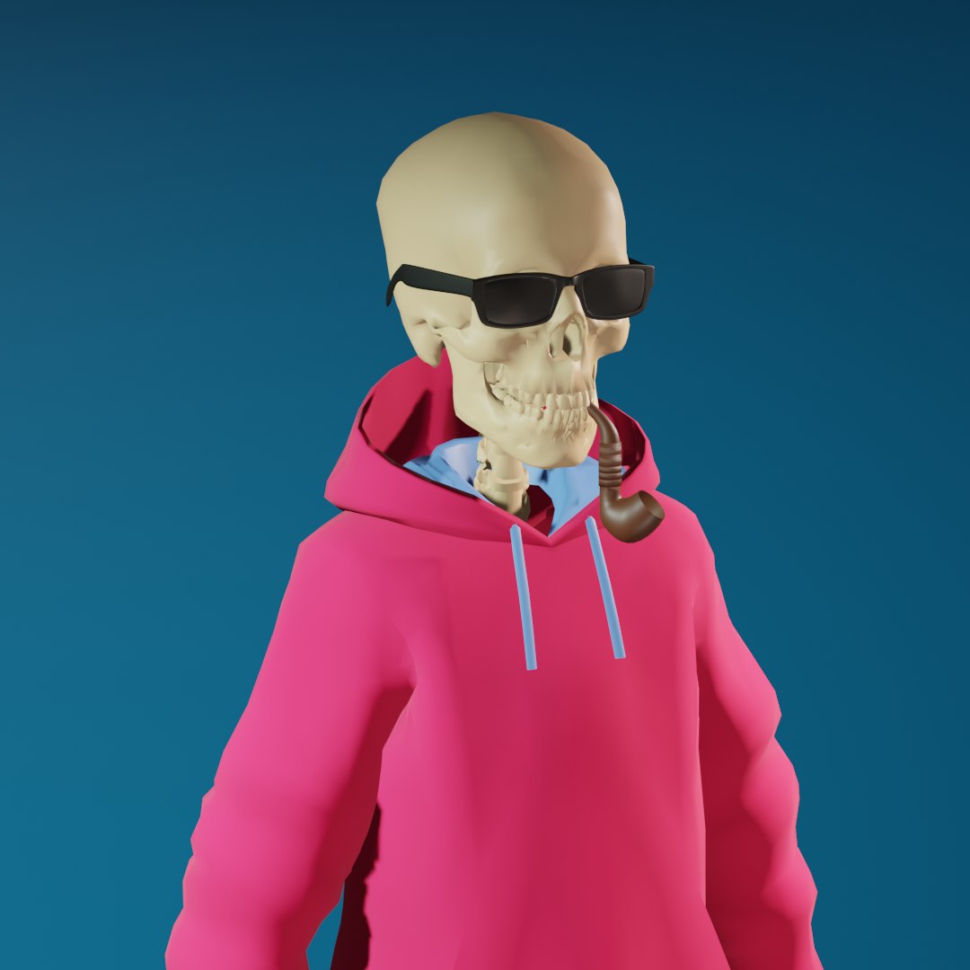 3D Skeleton - 3d NFT Characters III - TurboSquid 1881621