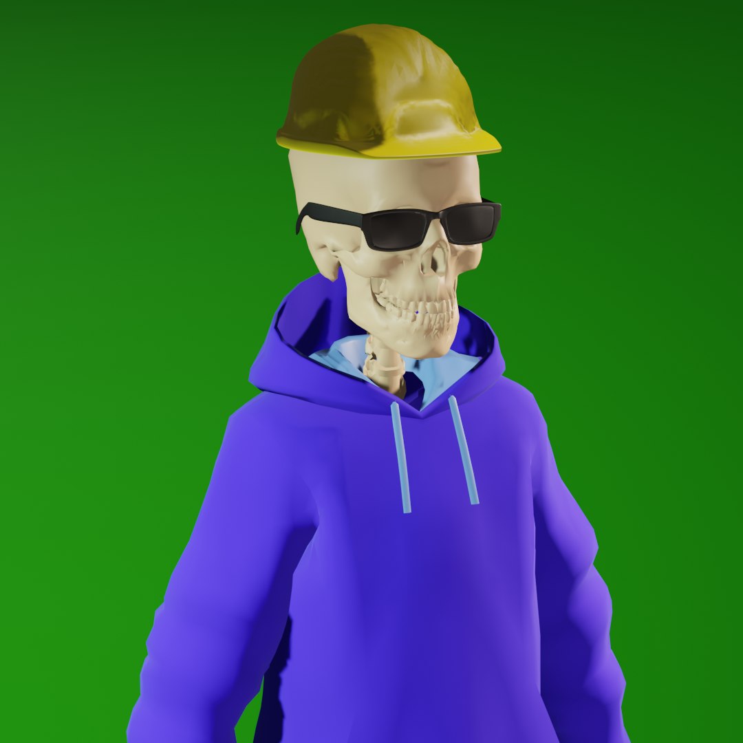 3D Skeleton - 3d NFT Characters III - TurboSquid 1881621