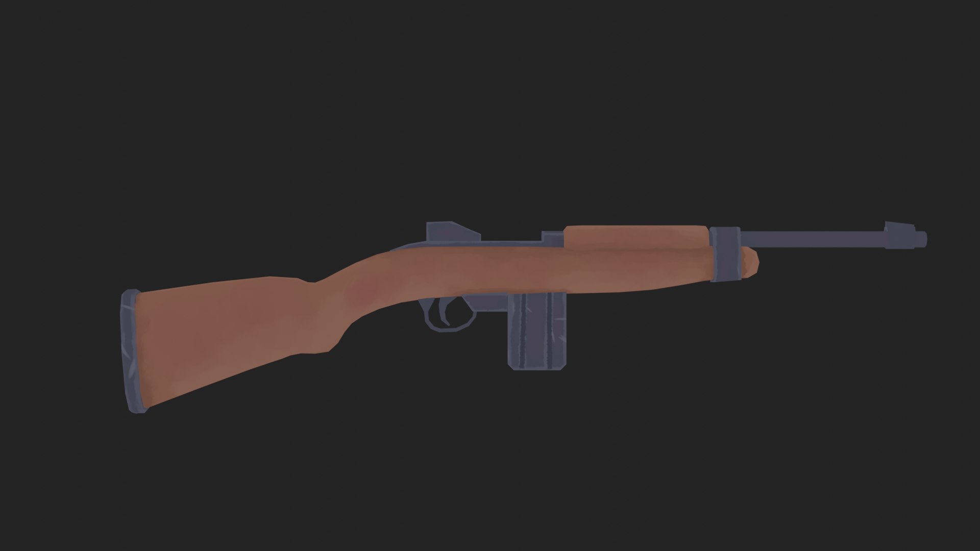Painterly M1 Carbine Rifle 3D model - TurboSquid 1976169