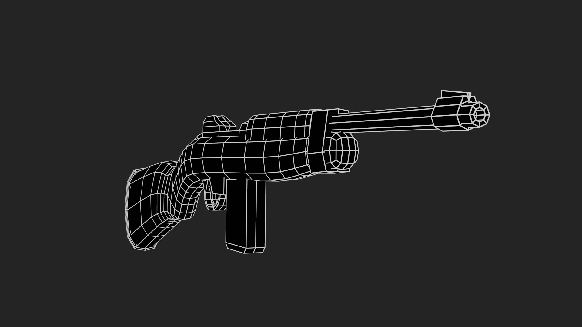 Painterly M1 Carbine Rifle 3D model - TurboSquid 1976169