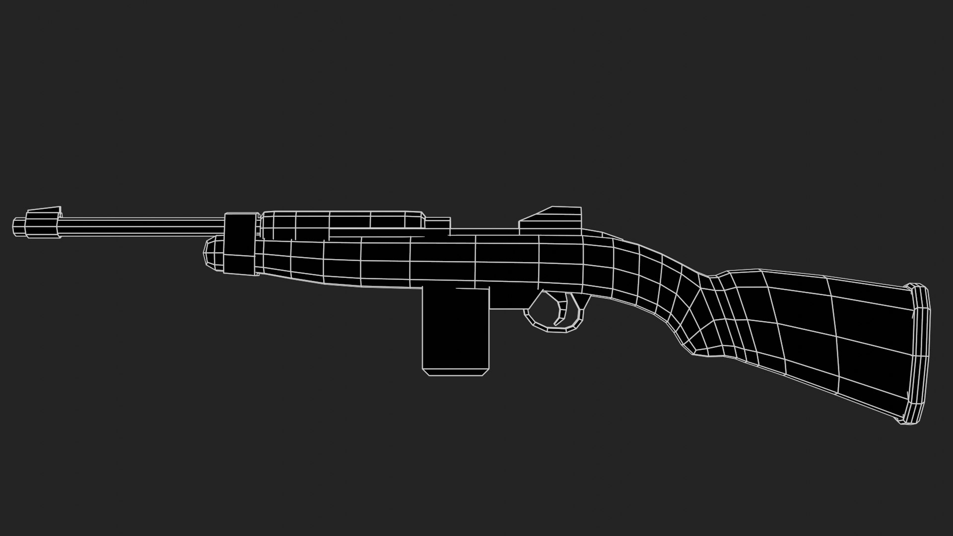 Painterly M1 Carbine Rifle 3D model - TurboSquid 1976169