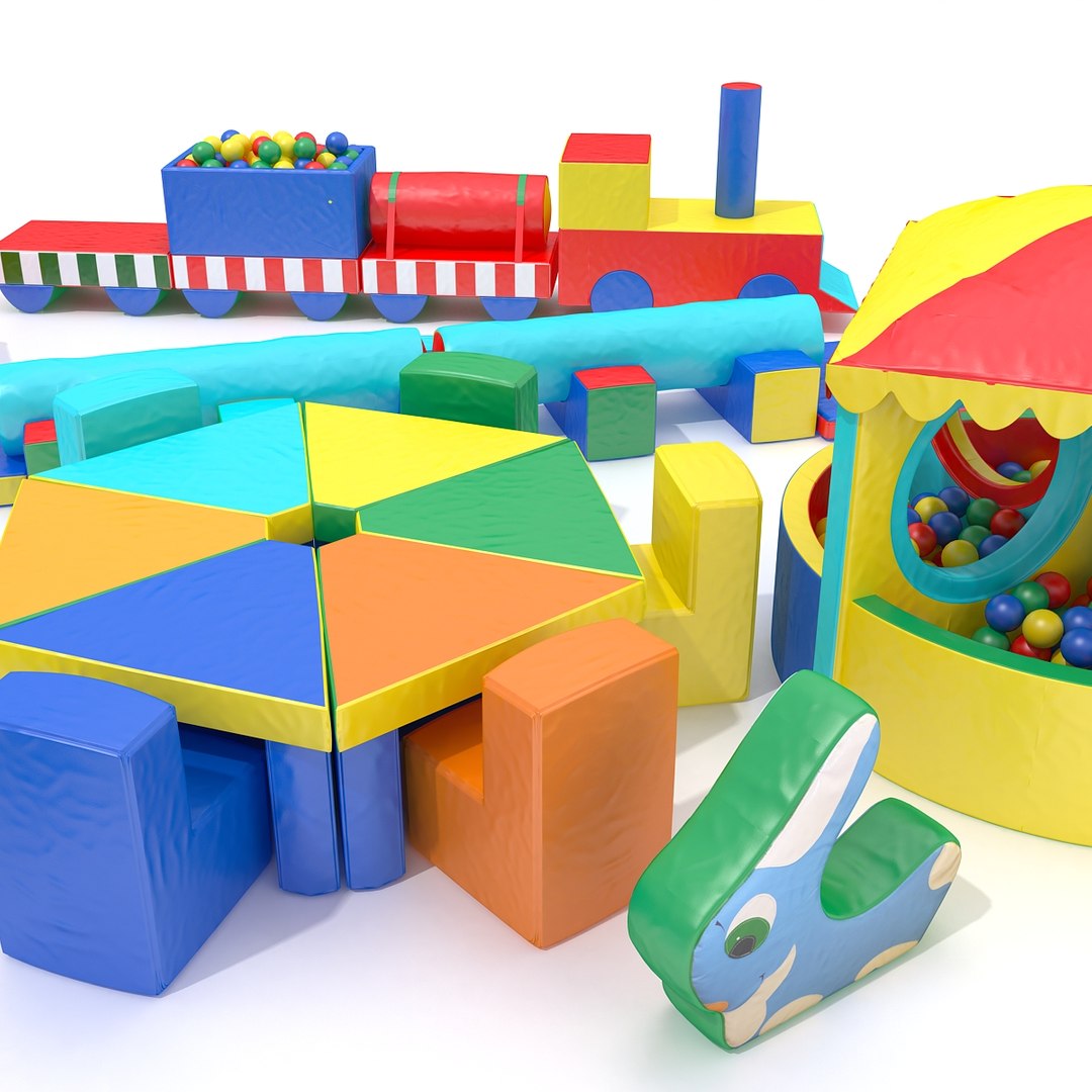 3D soft children s modules model - TurboSquid 1152793