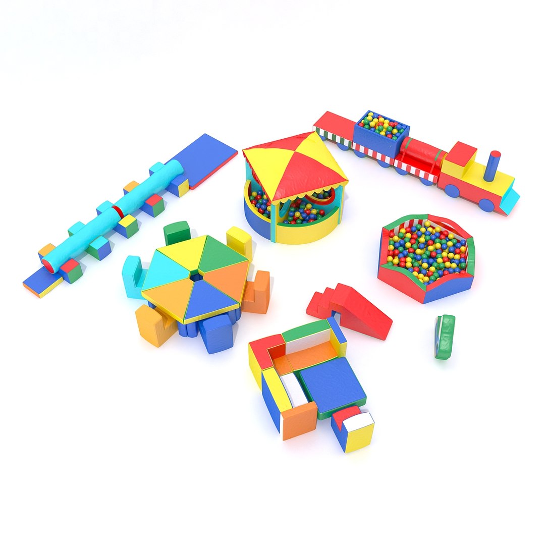 3D soft children s modules model - TurboSquid 1152793