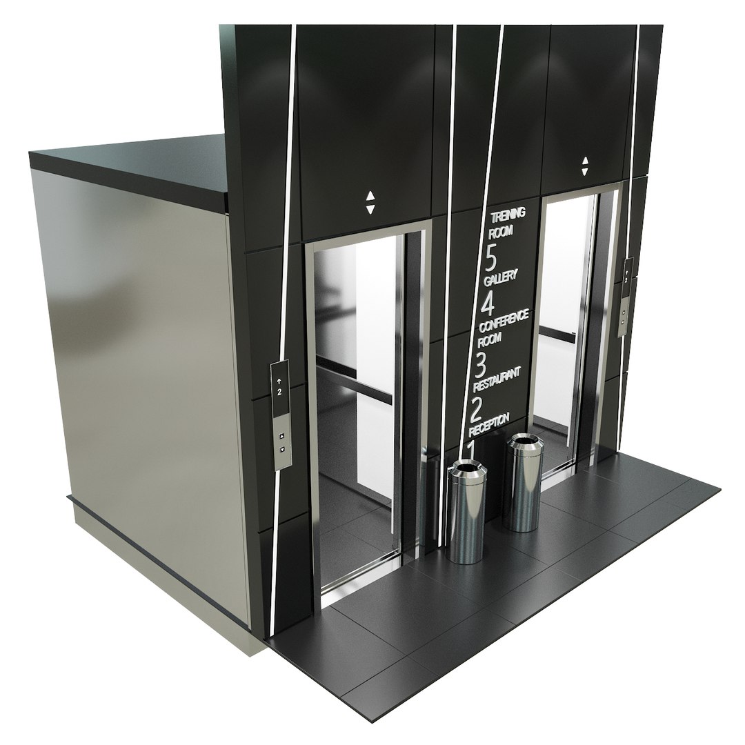 Passenger Elevator Model - TurboSquid 1683369