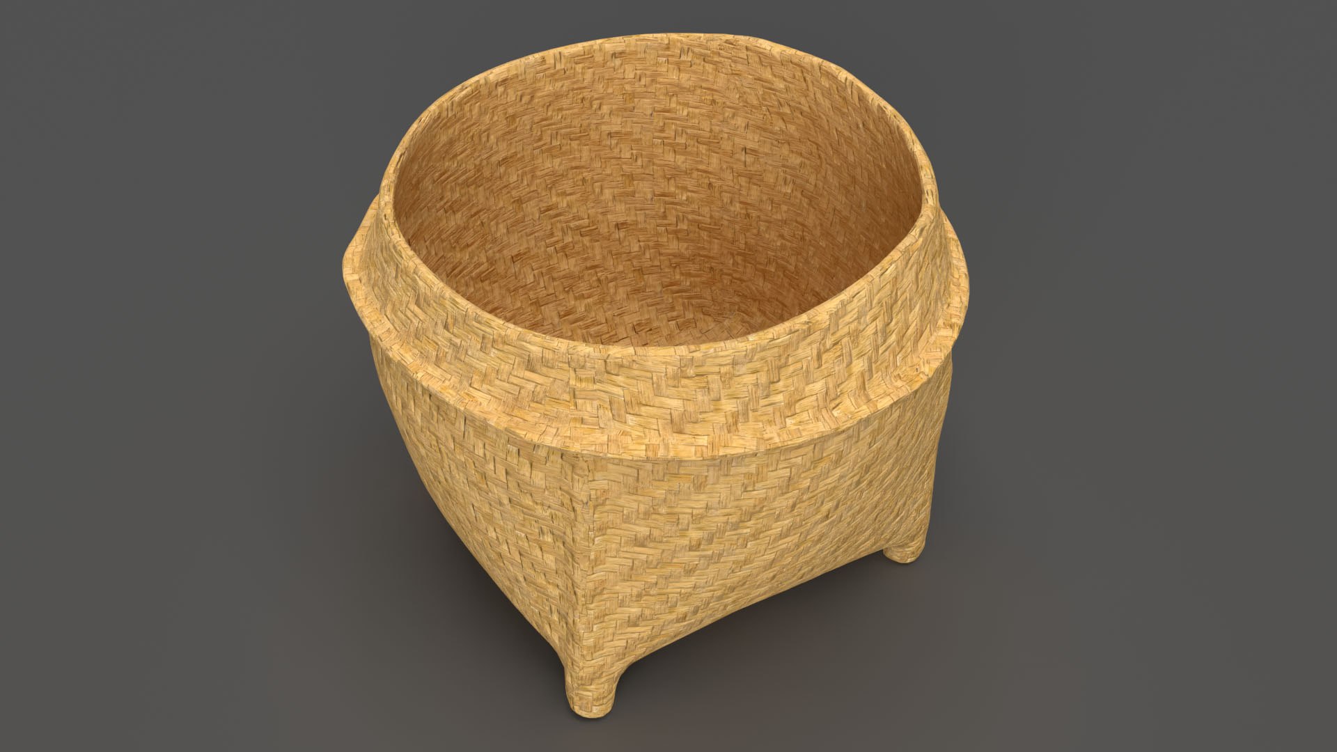 3D Wicker Basket - TurboSquid 2369884