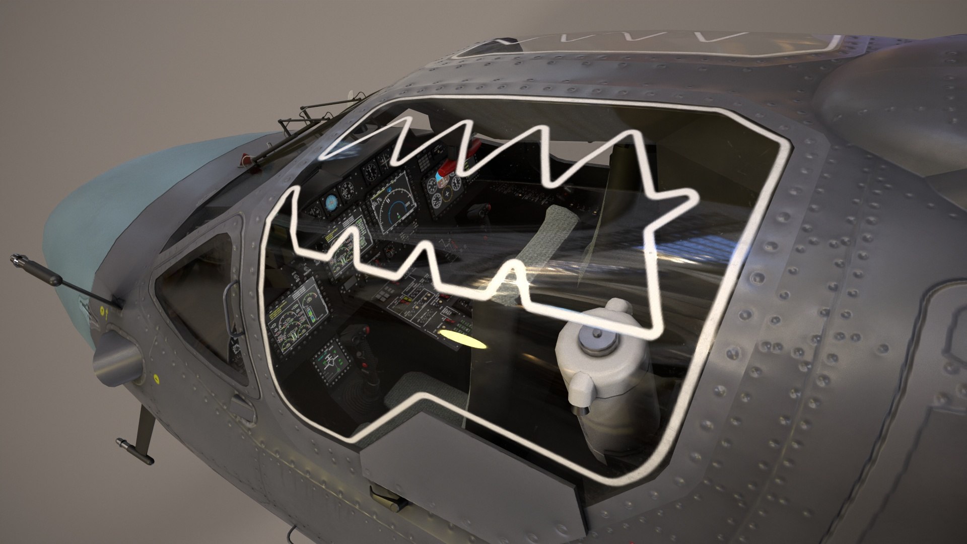 Kamov Ka-52 Alligator Dark Static Model - TurboSquid 1979479