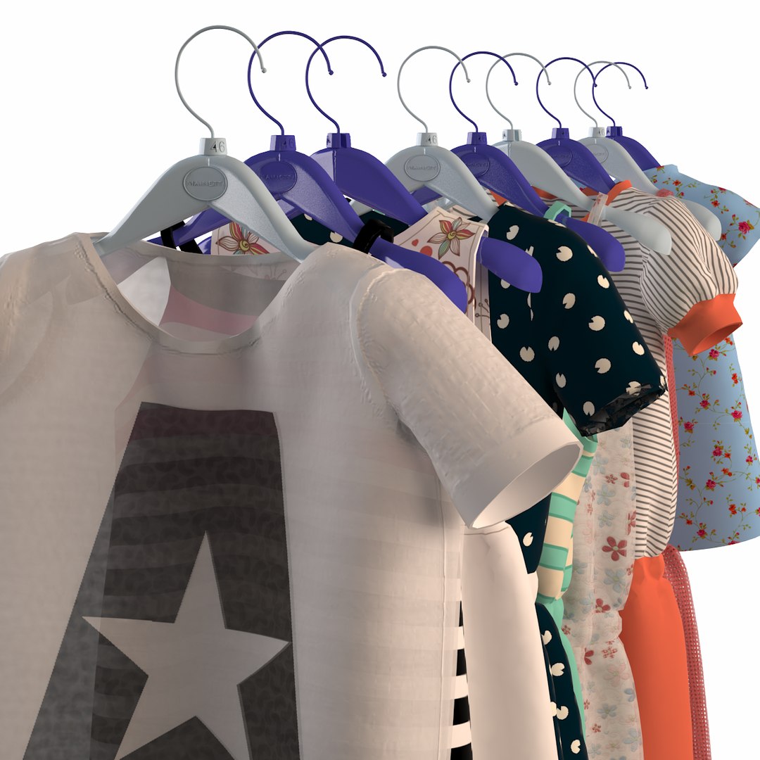 3d Model Of Fashion Clothing Baby Boys