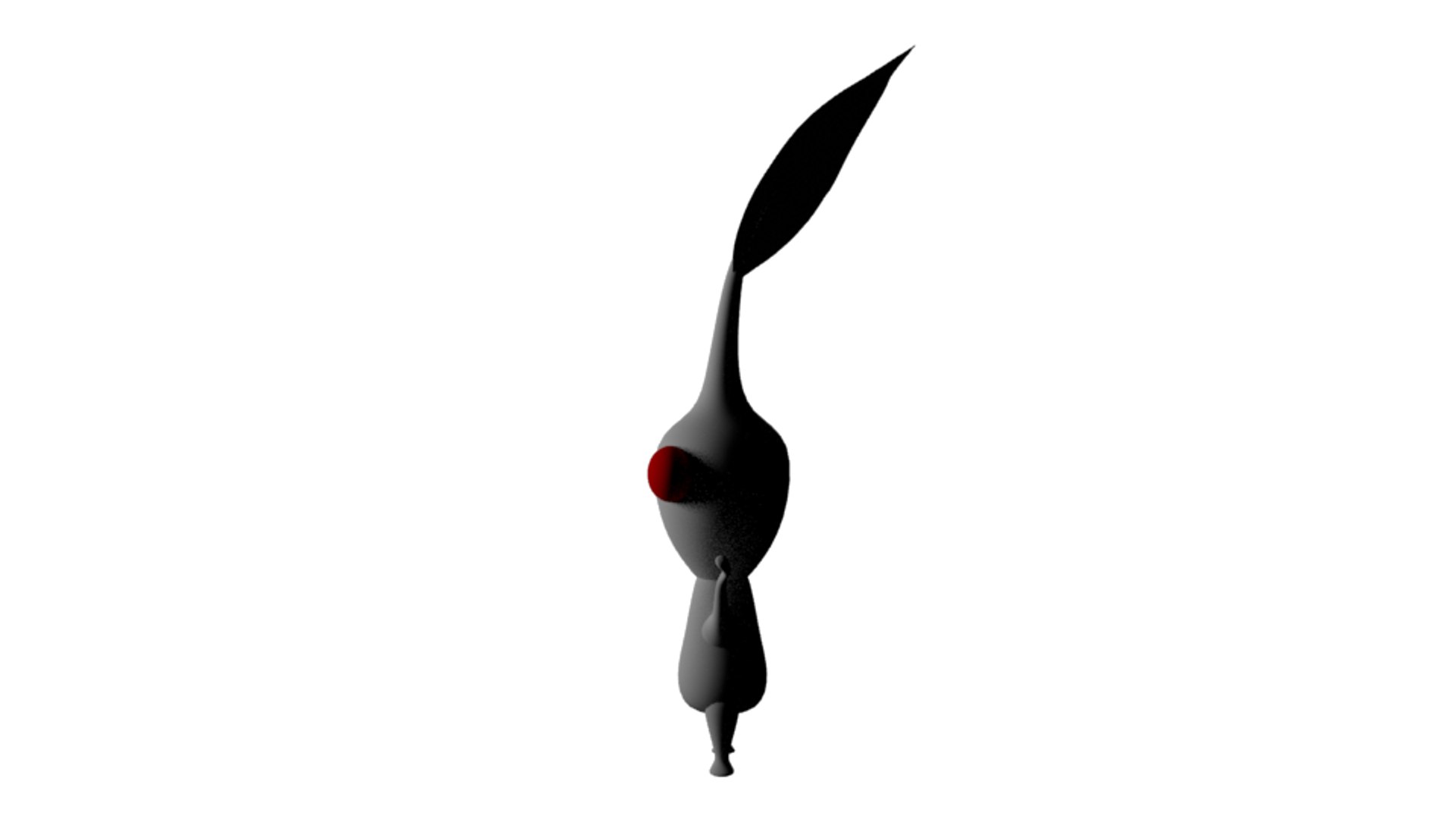 3D Model White Leaf Pikmin - TurboSquid 1650031