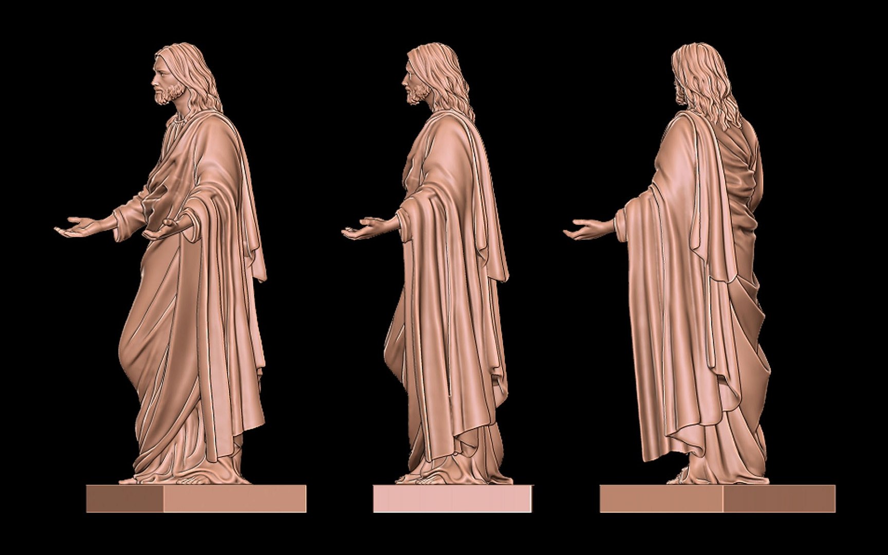 Blessing Jesus Model - TurboSquid 2059369