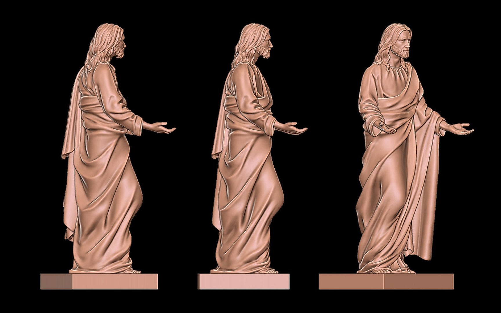 Blessing Jesus Model - TurboSquid 2059369