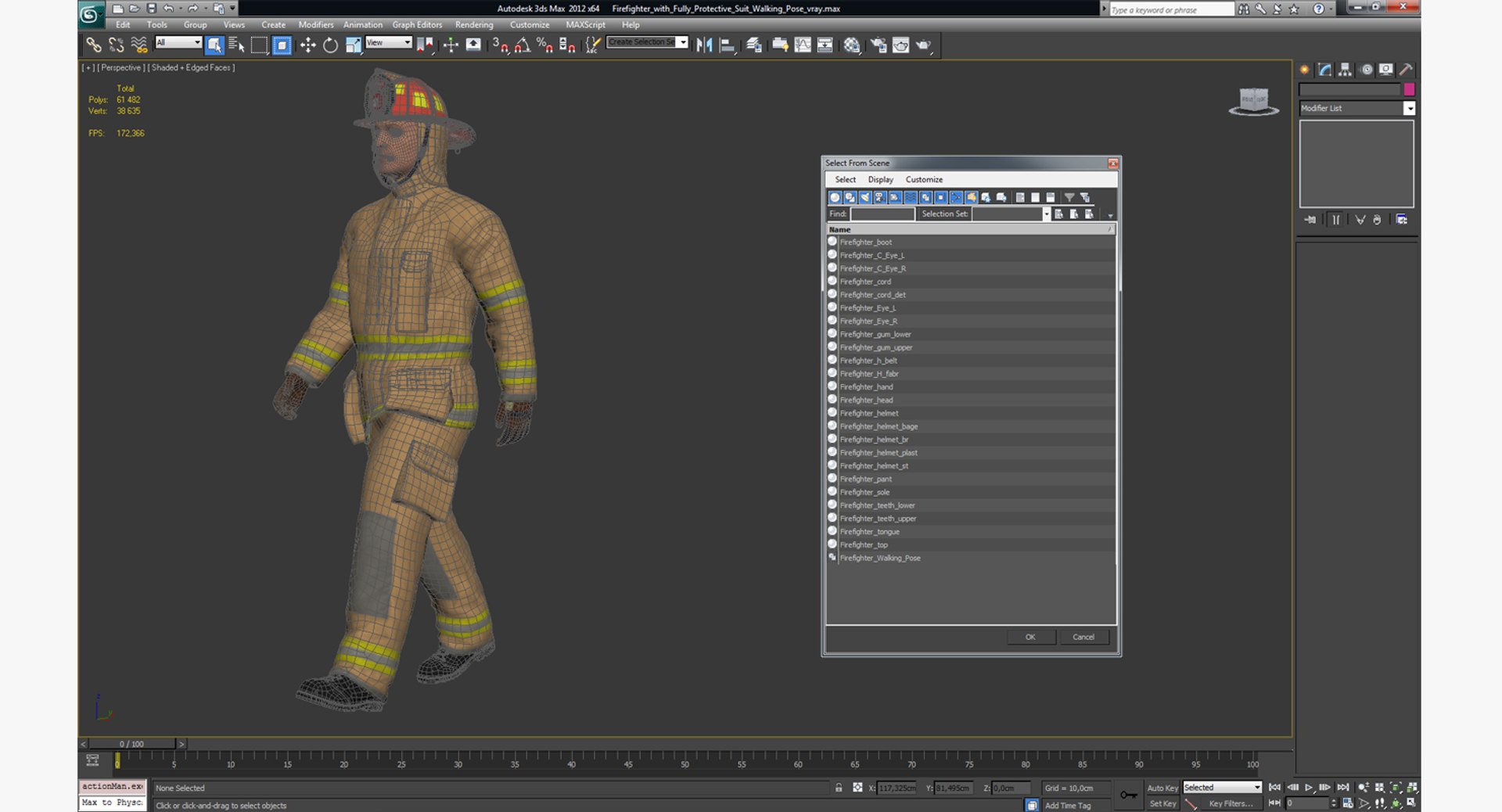 3D Firefighter Fully Protective Suit - TurboSquid 1157618