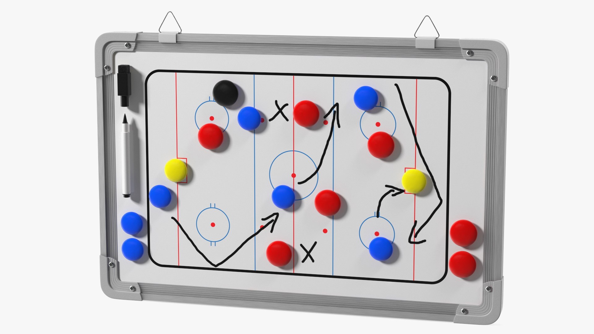 Hockey Coaching Board With Game Strategy Fur 3D Model - TurboSquid 1961569