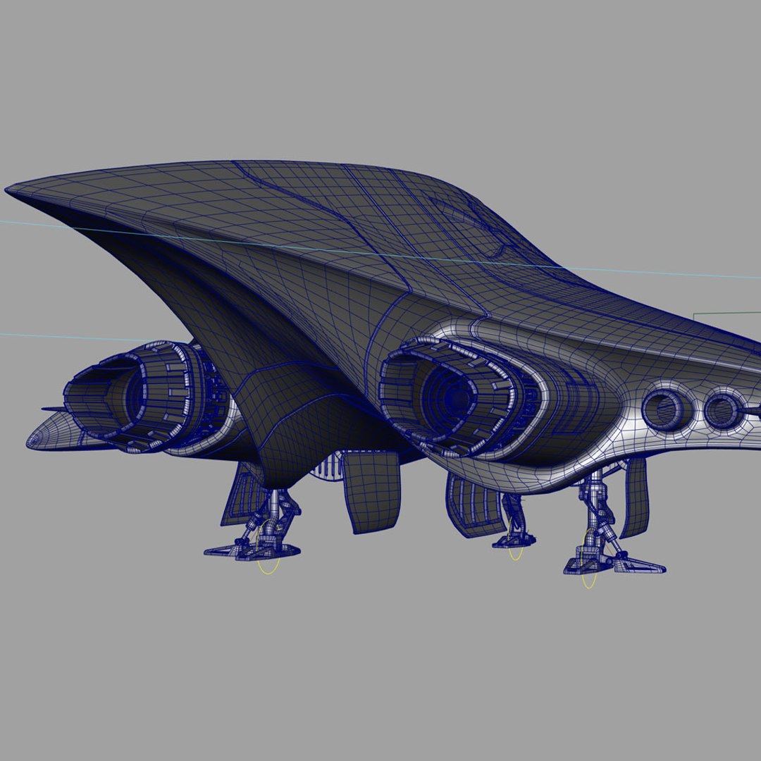 3ds Max Spaceship Space