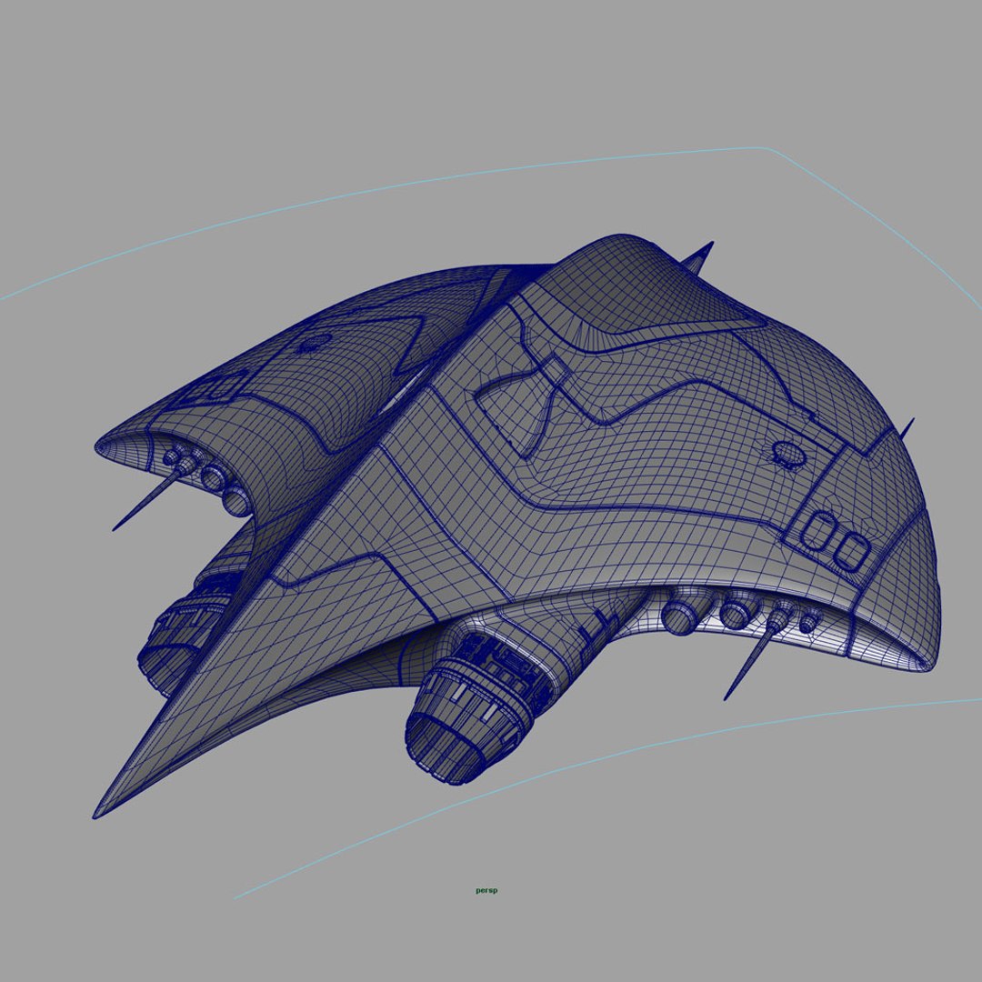 3ds Max Spaceship Space