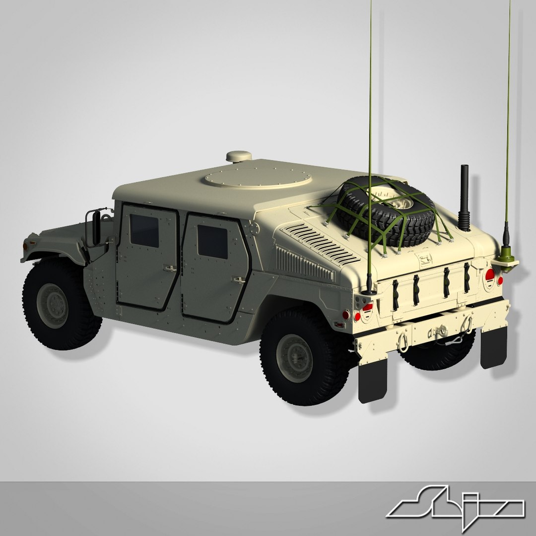 Maya Humvee Car
