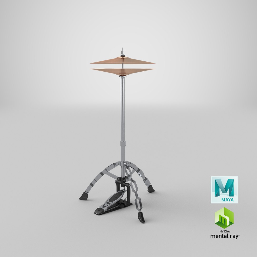 Hi Hat Cymbal Model - TurboSquid 1808991