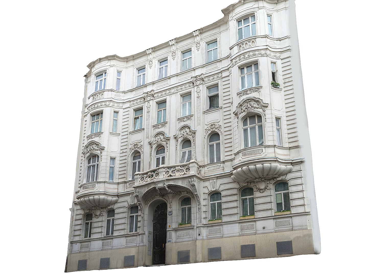 3D Baroque Facade Model - TurboSquid 1187697