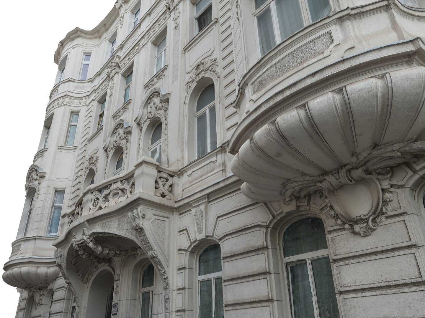 3D Baroque Facade Model - TurboSquid 1187697