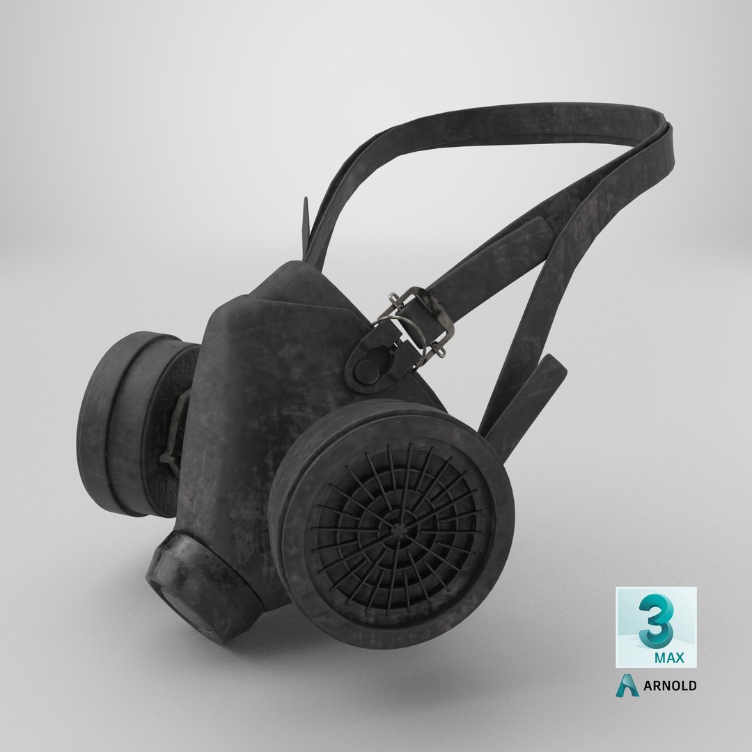 3D Miners Mask Dirty Model - TurboSquid 2330658