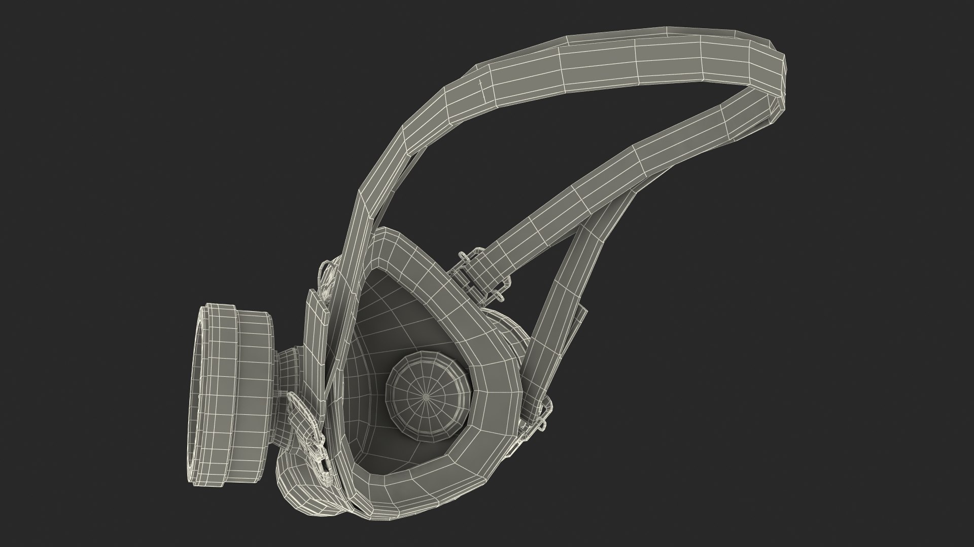 3D Miners Mask Dirty Model - TurboSquid 2330658