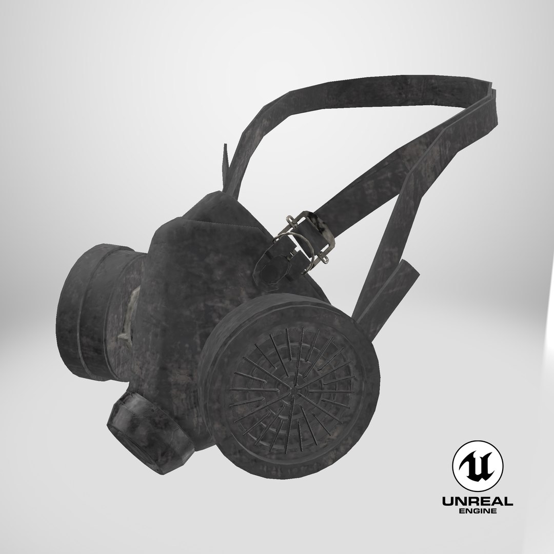 3D Miners Mask Dirty Model - TurboSquid 2330658