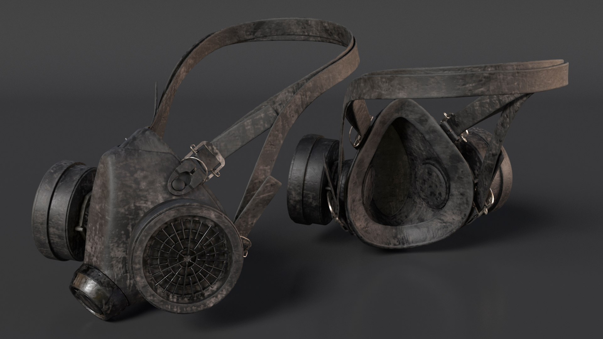 3D Miners Mask Dirty Model - TurboSquid 2330658