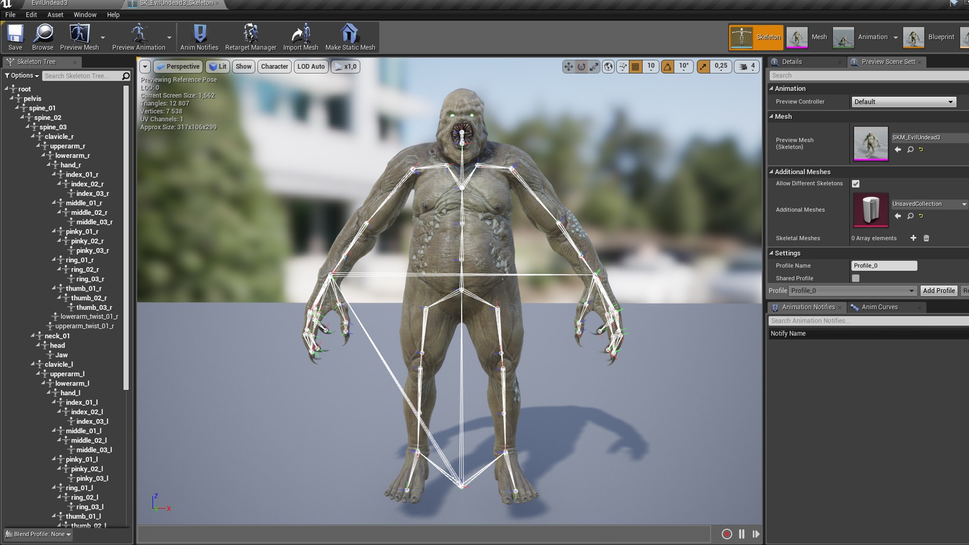 3D Evil Undead 3 Model - TurboSquid 2019308