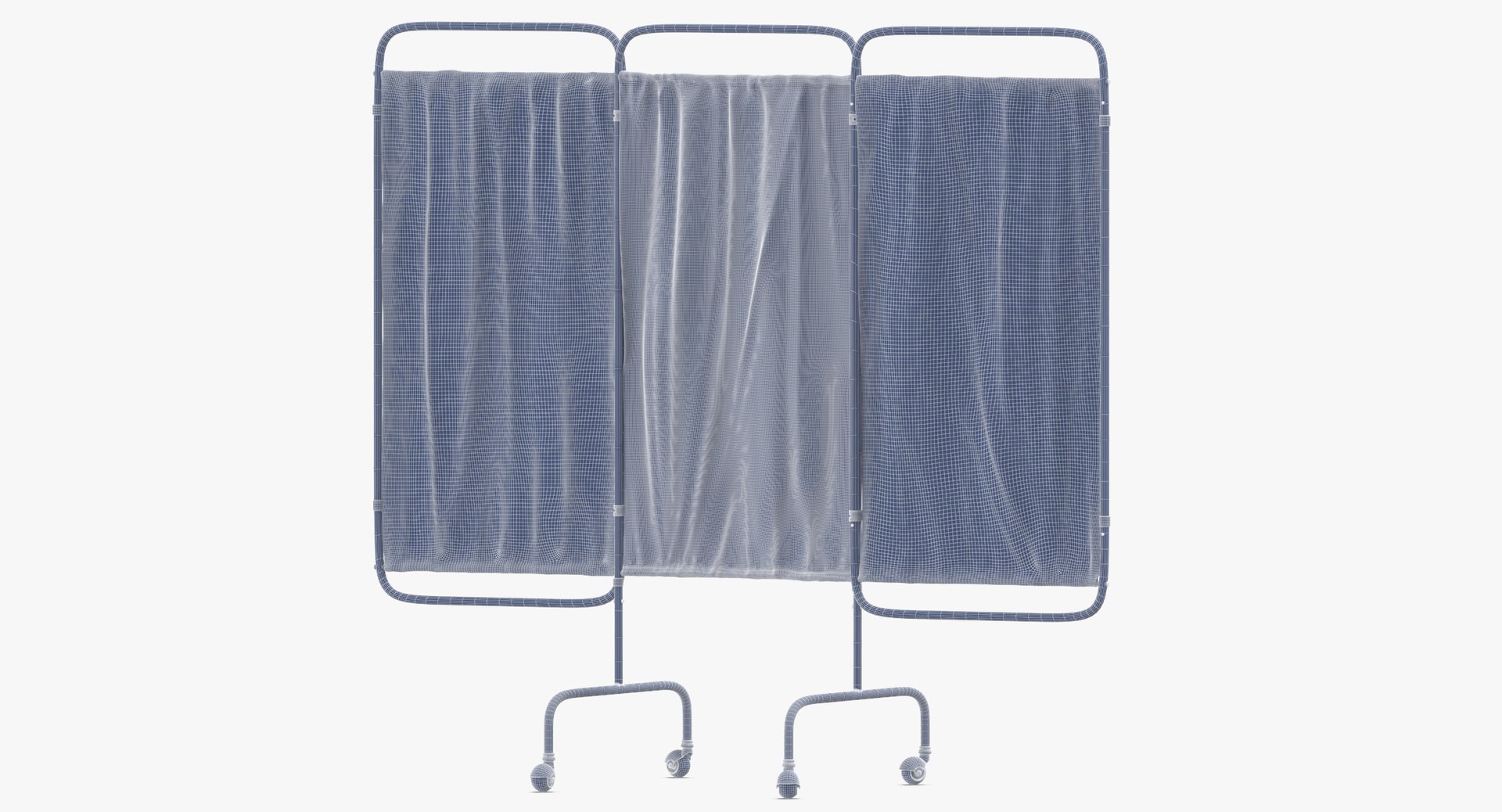3D Hospital Privacy Screen Expanded - TurboSquid 1321120