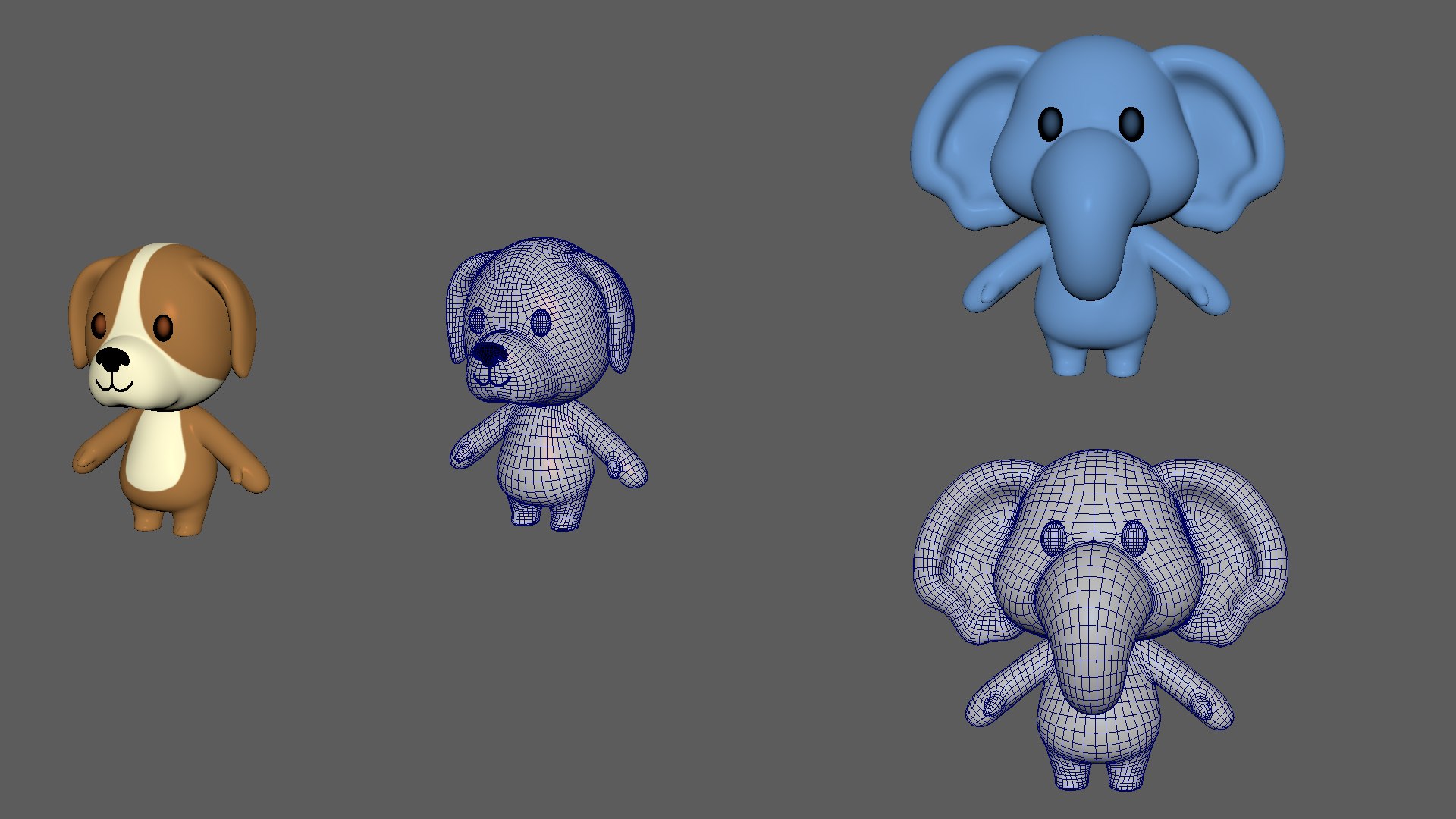Cartoon Animal 3d Models Pack Vol1 3D Model - TurboSquid 2321772