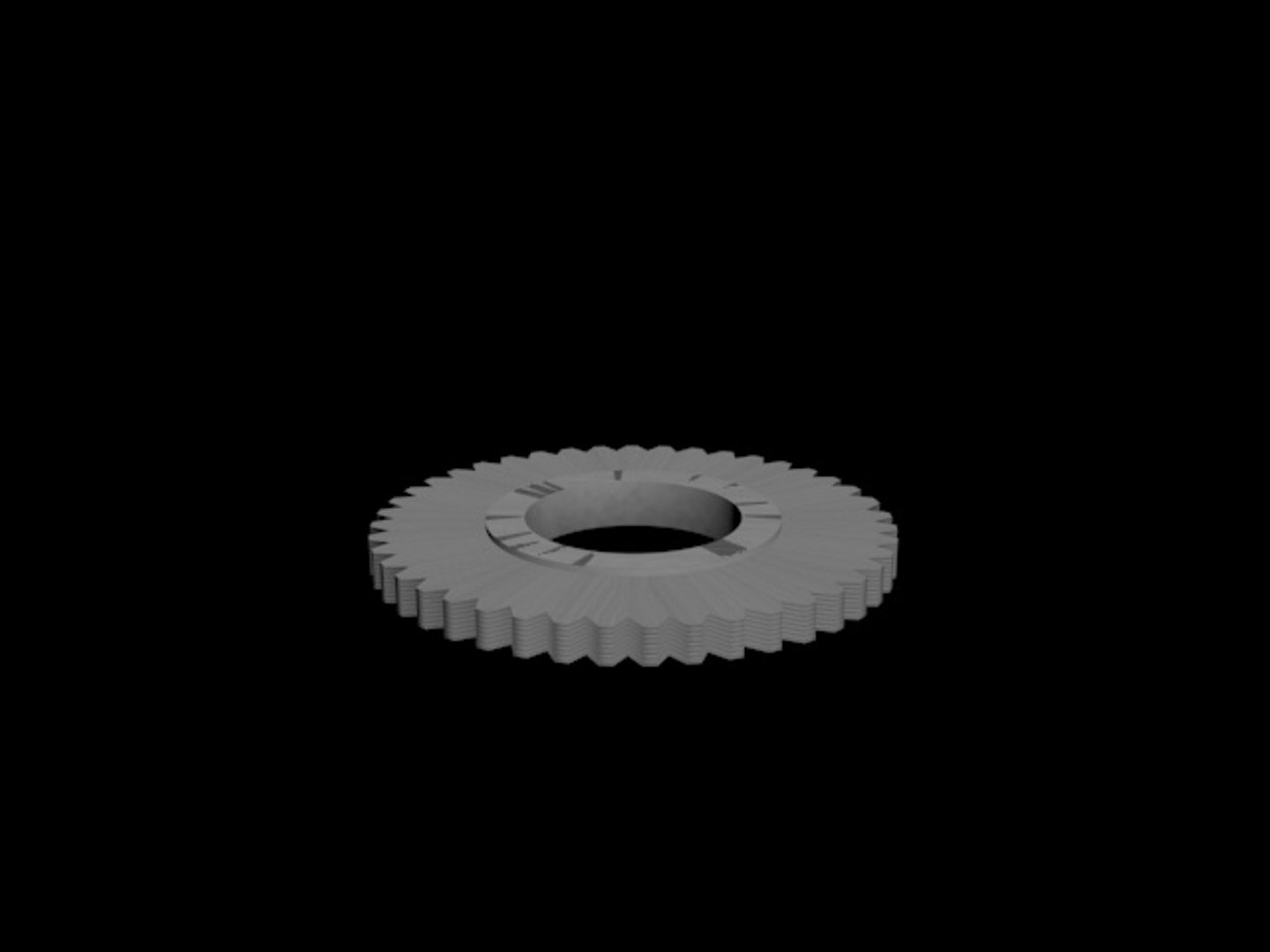 Free Simple Gear 3d Model