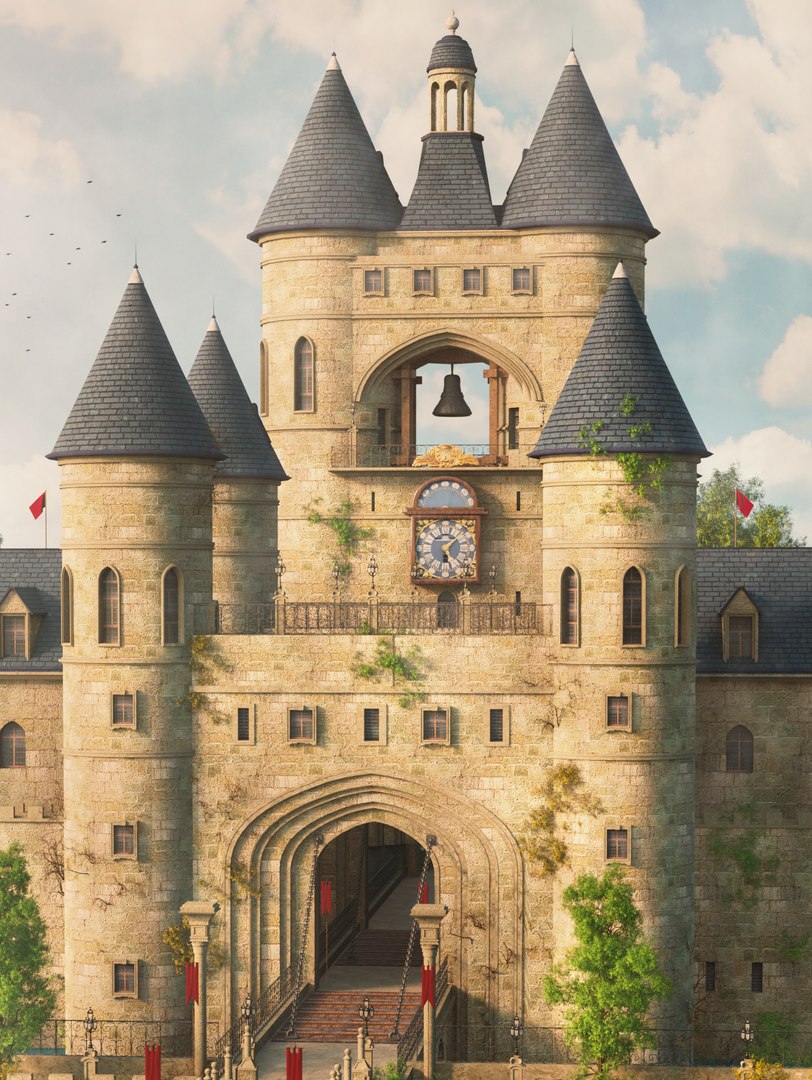 Big Bell Of Bordeaux Gate Environment 3D Model - TurboSquid 2312839