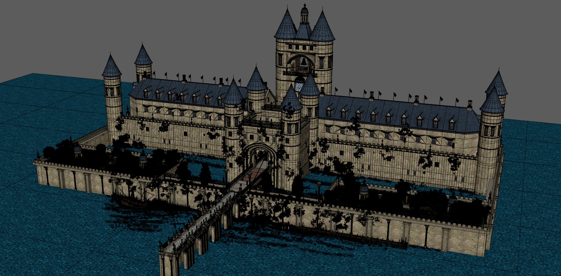 Big Bell Of Bordeaux Gate Environment 3D Model - TurboSquid 2312839