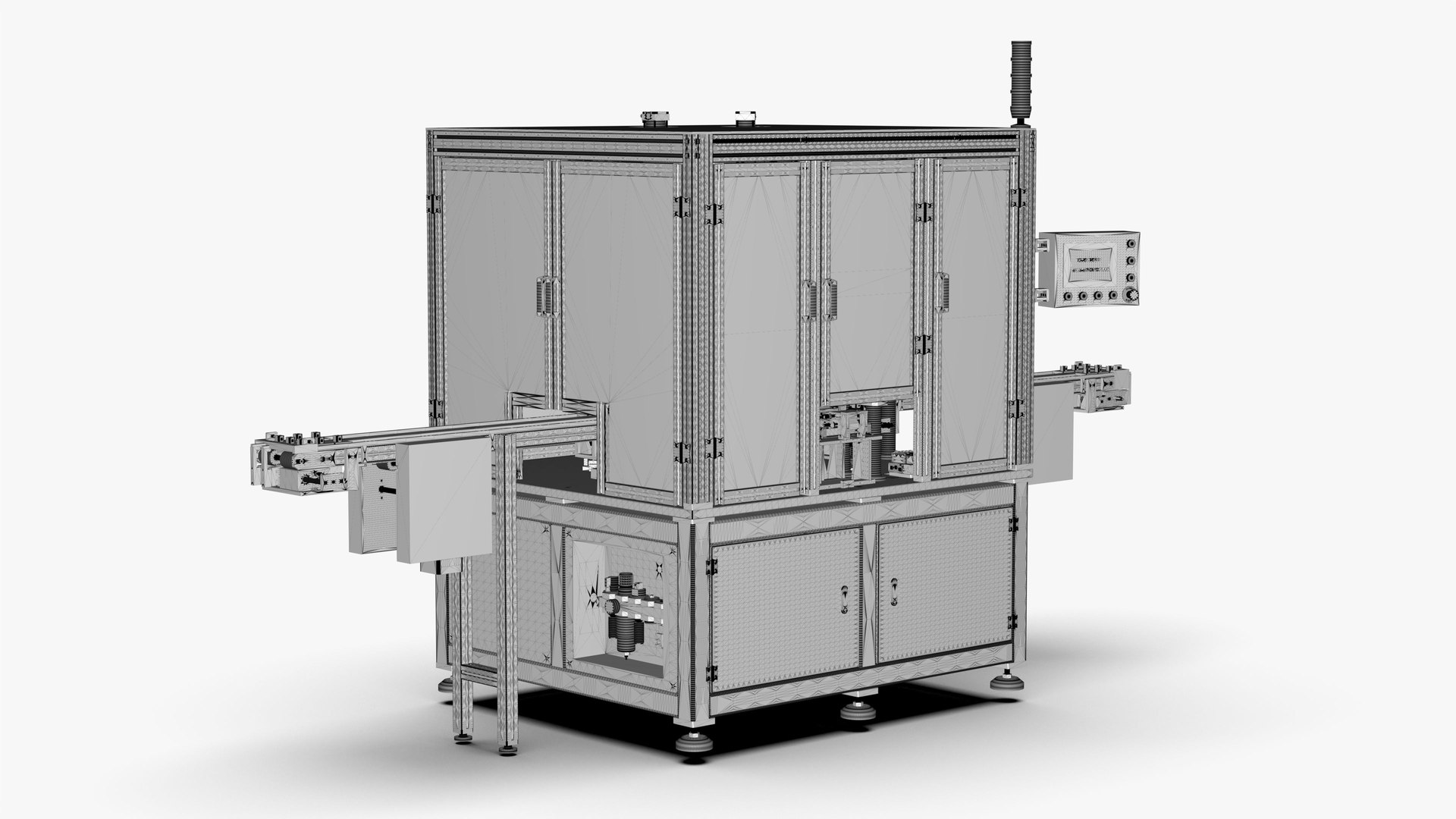 3D Automatic Assembly And Testing Equipment For Shrapnel - TurboSquid ...