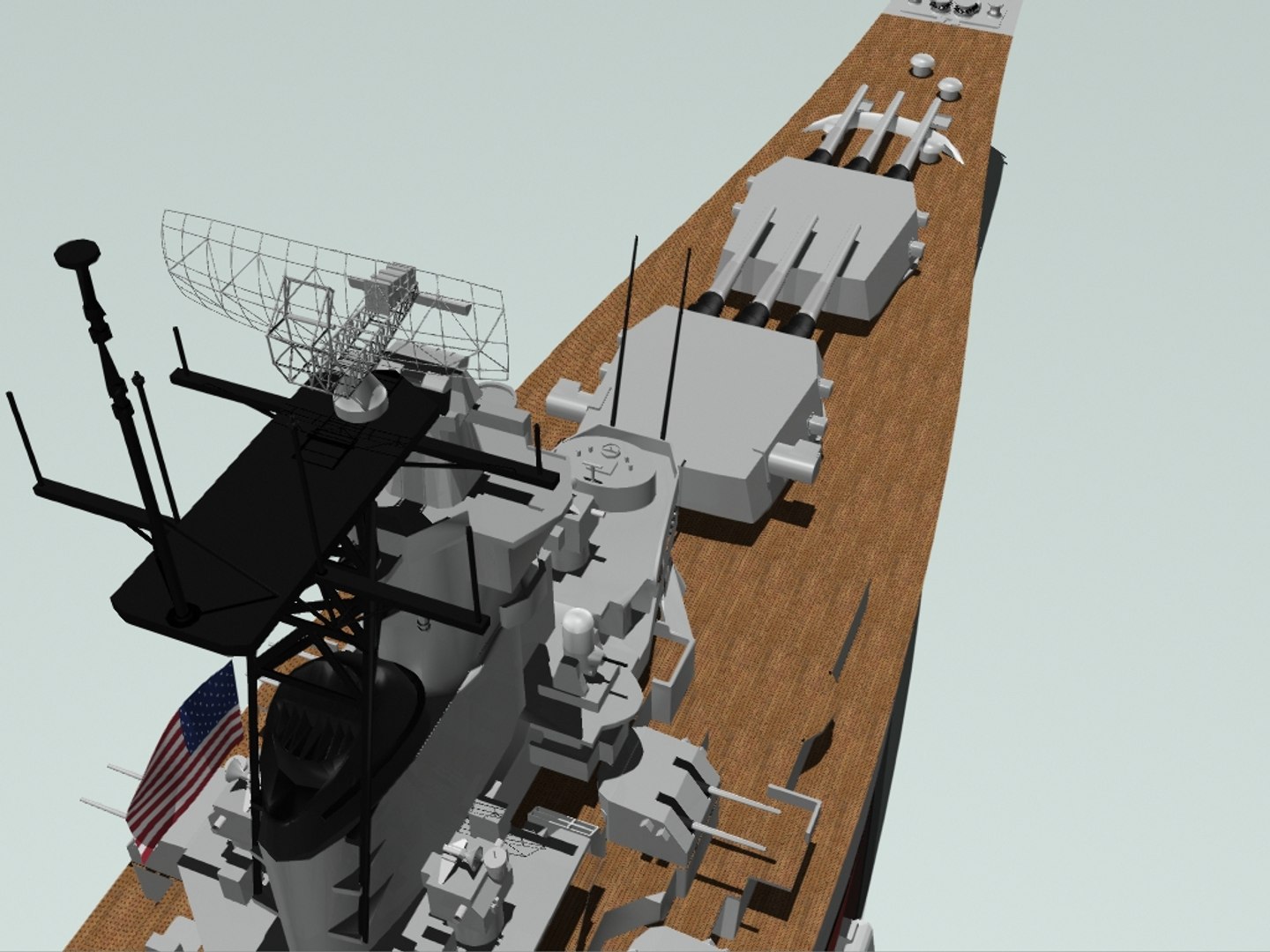 Uss New Jersey Battleships 3d Dxf