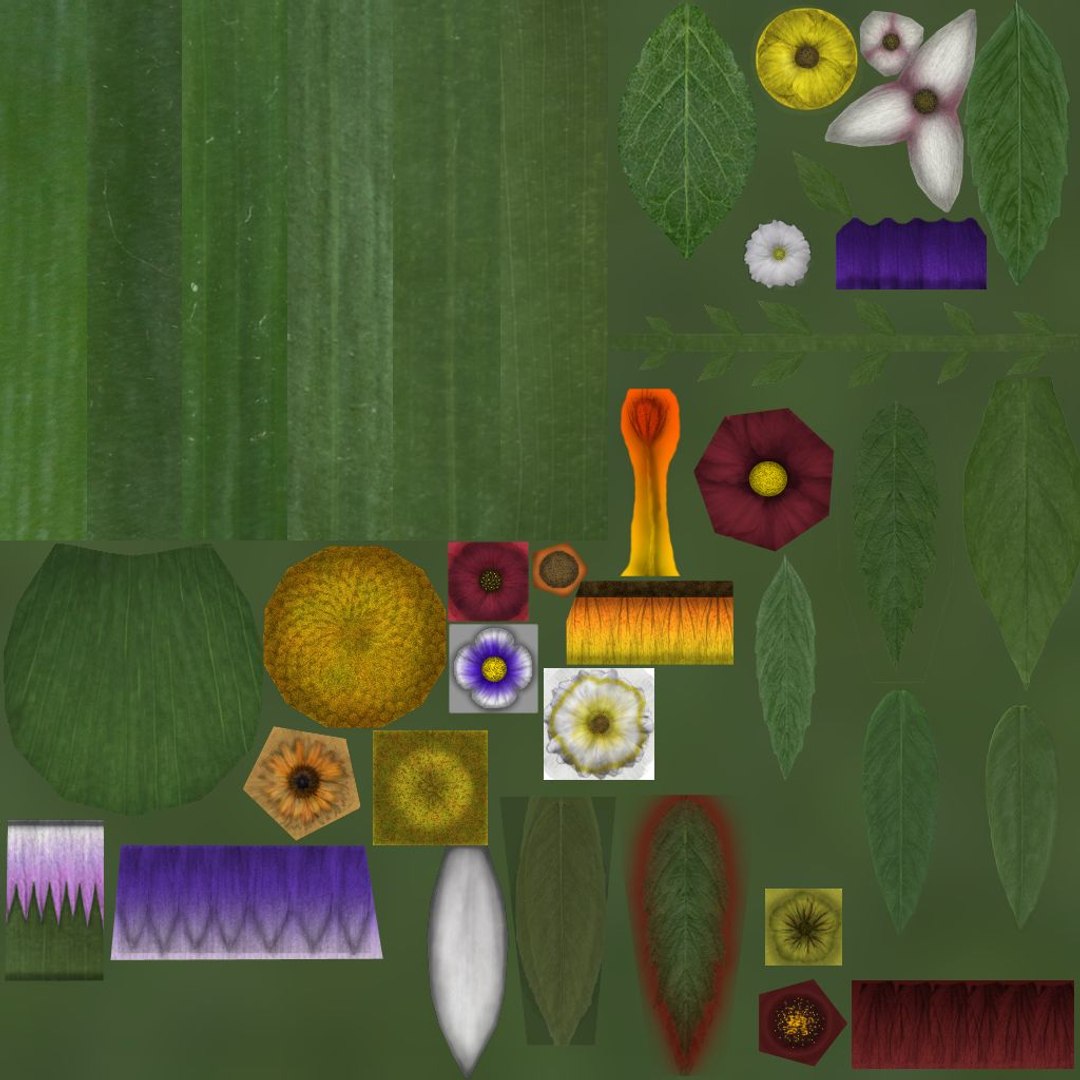 Plants Games Realtime 3d Model