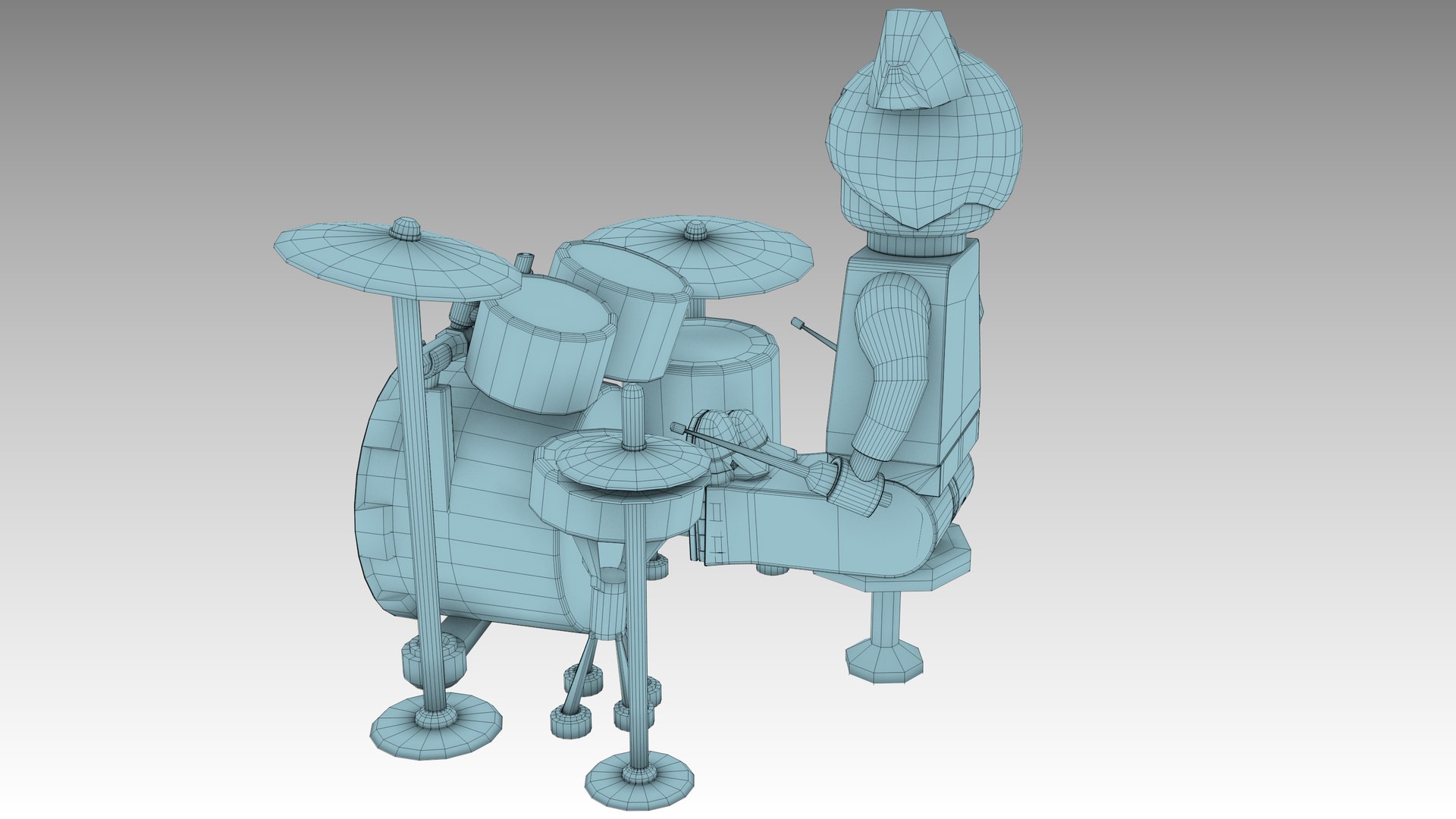 3D Lego Drums Character Woman | 1143026 | TurboSquid