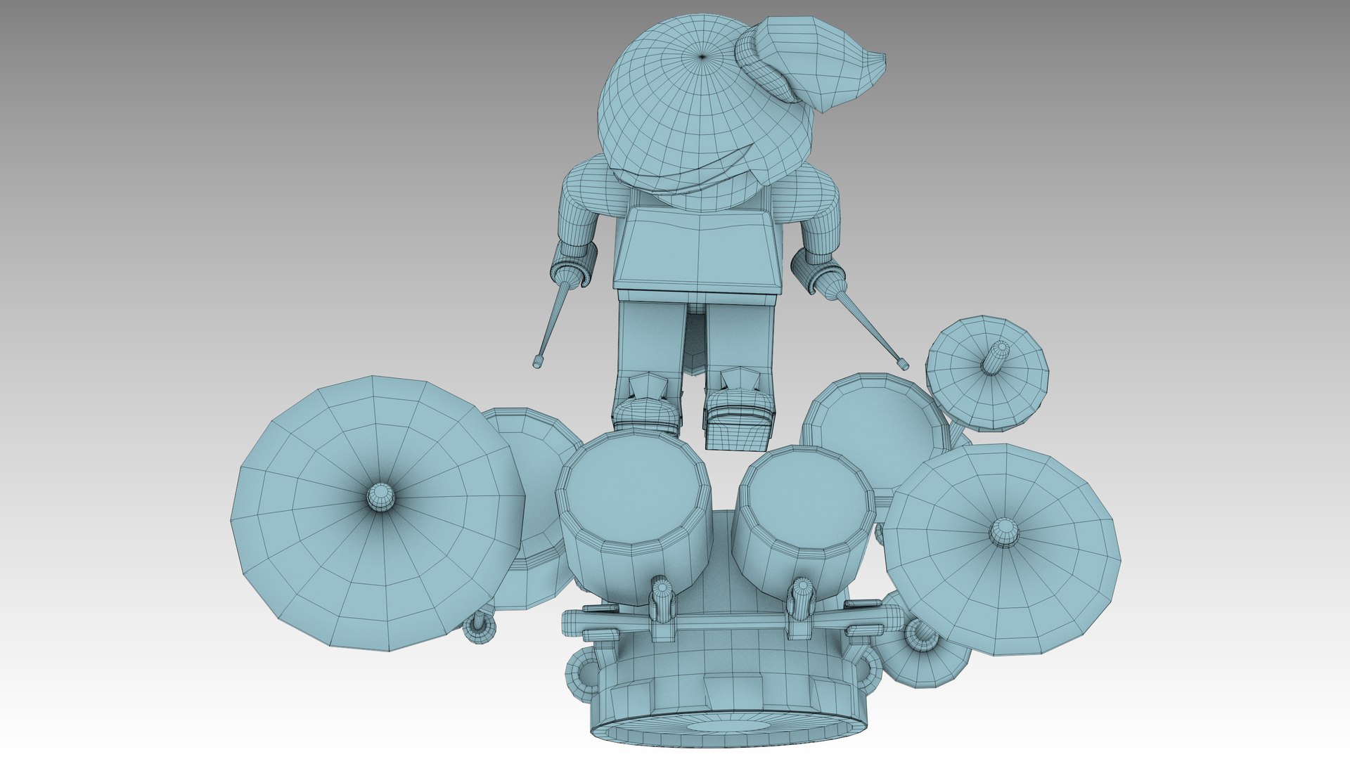 3D Lego Drums Character Woman | 1143026 | TurboSquid