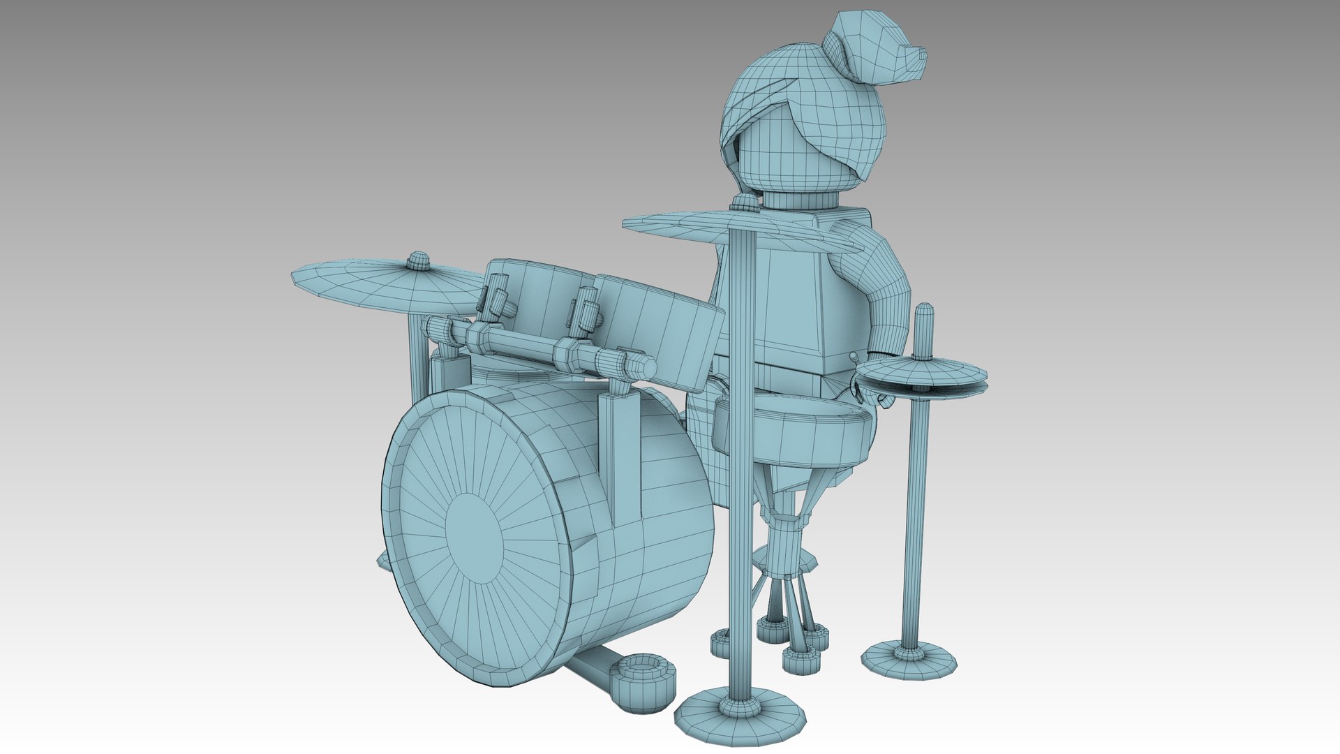 3D Lego Drums Character Woman | 1143026 | TurboSquid