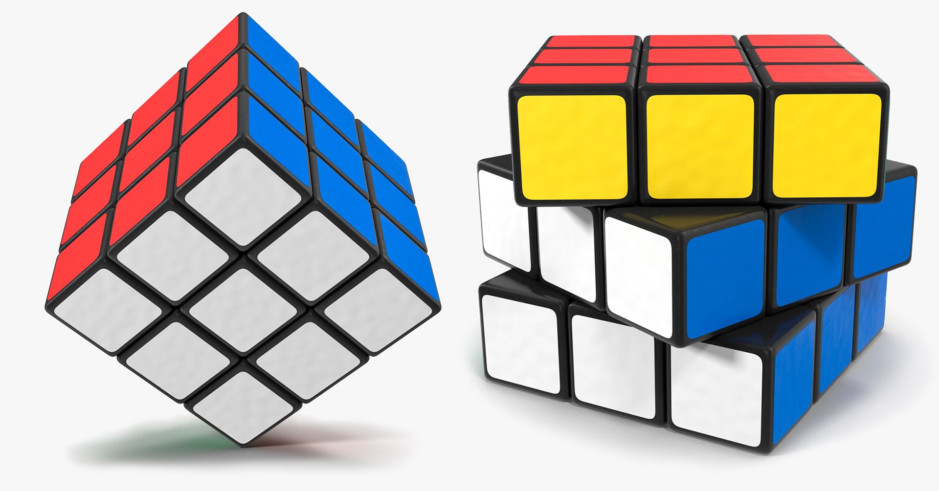 3D Rubiks Cubes Model - TurboSquid 1213433