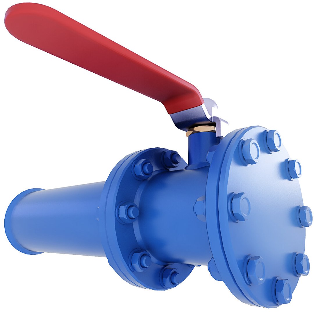 Industrial Valve Piping Model - TurboSquid 1698726